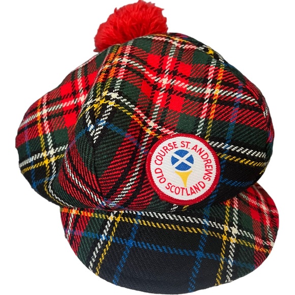 B.P. Golf Ltd | Accessories | Vintage 0 Wool Tartan Red Plaid St ...